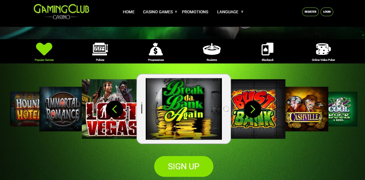 Gaming Club Casino NZ | Get 30 Free Spins on $1 Deposit + 100 FS